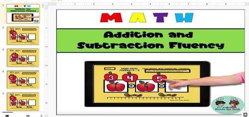 First Grade Basic Math Facts Fluency Add and Subtract Within 20 ...