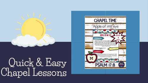 Chapel time- apple of my eye by Joy and Sunshine Collective | TPT