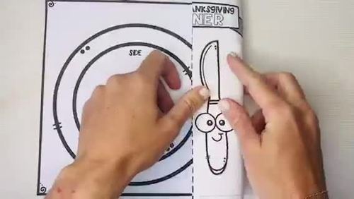 Thanksgiving Writing Activity | Plan your Thanksgiving dinner Craft