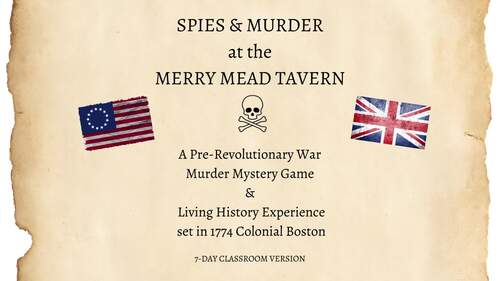 Pre-Revolutionary War Living History Murder Mystery Game Colonial ...