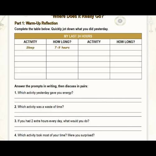 Mega Bundle: Time Management & Organizational Skills (Career Readiness)