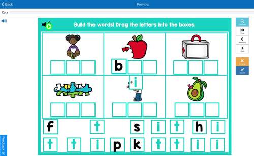 It CVC Word Family Reading Building Practice Onset Rime Phonics Boom ...