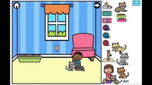 Build a Scene: Pets Theme (Boom™ Cards) by The Chatty Classroom | TPT