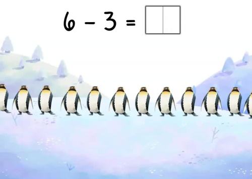 BOOM Math Cards Subtraction Fill In Fact 100 Unique Cards Winter ...