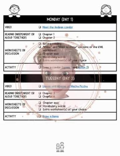 Late Lunch with Llamas | Magic Tree House #34 | Lesson Plan, Quizzes ...