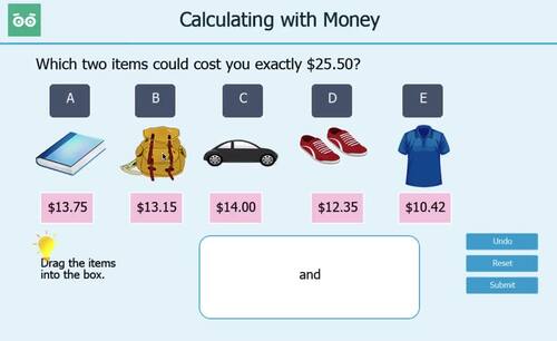 Counting Money and Money Word Problems Interactive Activities and ...