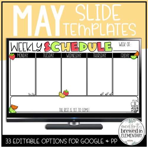 May Slide Templates - Google Slides and PowerPoint | TpT