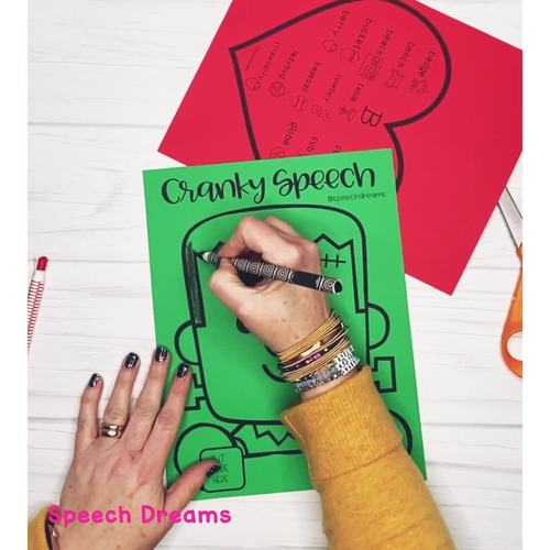 Valentines Day Speech Therapy Craft: with Correct the Sentence by ...