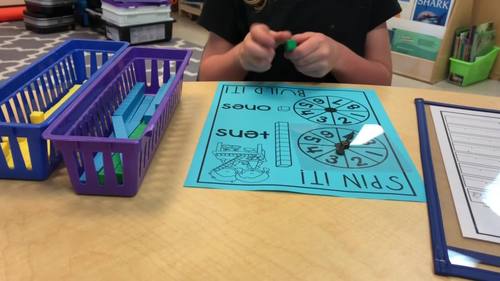 First Grade Standards Based Math Centers: Place Value and Number Sense
