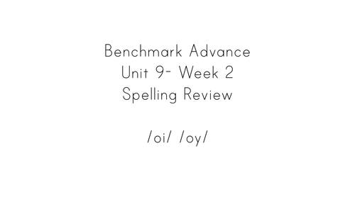 Benchmark Advance First Grade Unit 9 Week 2 Spelling Video Featuring ...