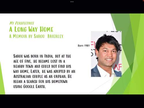 My Perspectives A Long Way Home by S. Brierley PREREADING LESSON, VOCAB PPT