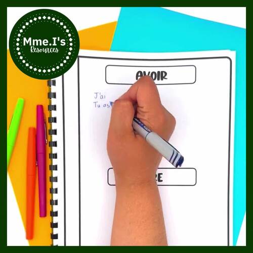 French Bell Ringer | Verbe du jour | Year-Long Printable Notebook ...