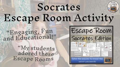 Socrates Escape Room | Social Studies & Ancient History Activity
