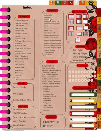 Black History Month Planner |2024 - 2025 Editable Teacher Planner