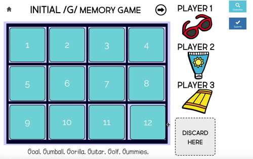 Summer Articulation Boom™ Cards for F V K G Matching Game | Summer ...