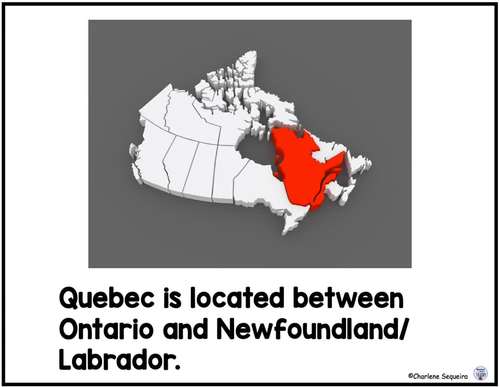 Canada Research Booklet-Canada My Country Here Is Quebec by Diamond Mom