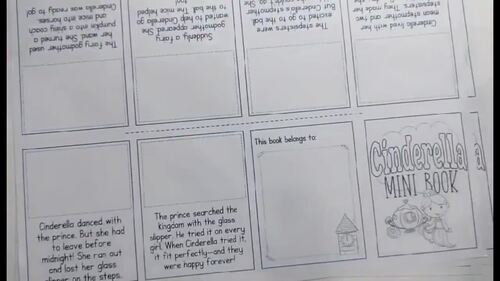 Jonah and the Whale Bible Story Foldable Mini Book Grade 1 2 3 READING ...