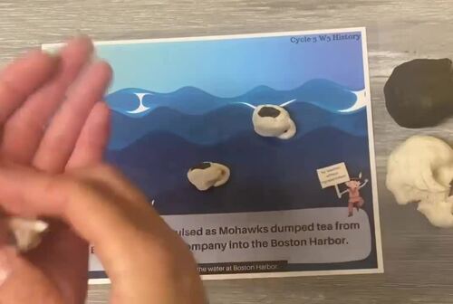 CC Cycle 3 Week 3 History Playdough Mat by Ms Danas Classical Classroom