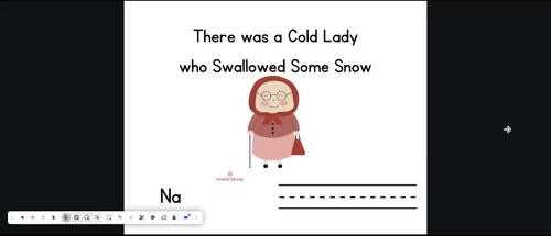There Was a Cold Lady sequencing book by Lacie Glenn | TPT