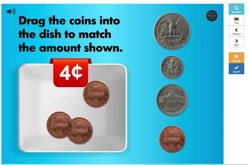 Money Counting • Drag and Drop • Boom Cards Remote Distance Learning