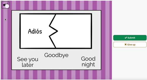 Spanish Boom Cards / Digital Task Cards--Greetings & Goodbyes / Saludos