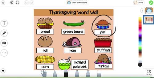 Thanksgiving Activities Seesaw and Printable Writing Crafts | TpT