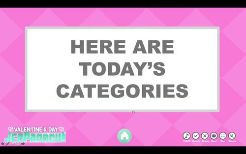 Valentine's Day JeoParody Trivia Powerpoint Game - Mac PC iPad Jeopardy ...