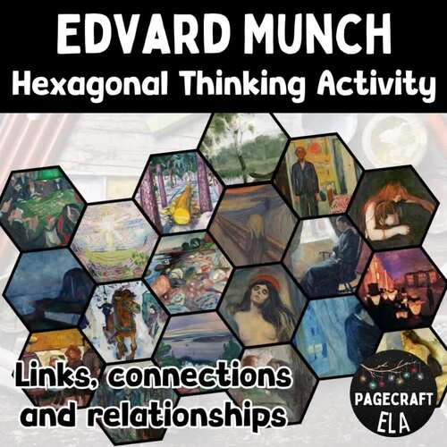 Edvard Munch Art Activity | Hexagonal Thinking | Links and Connections