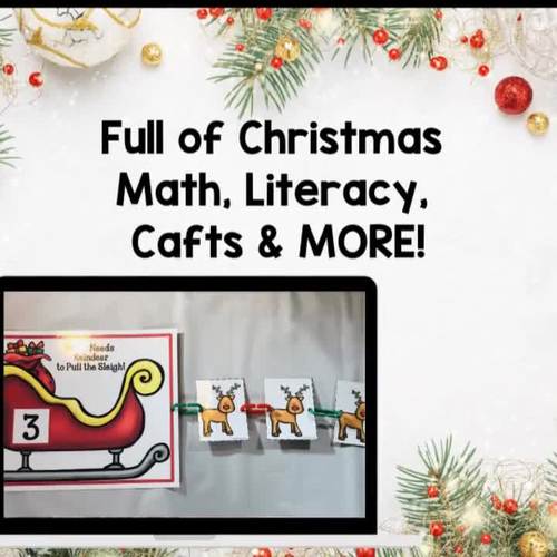 All About Christmas 5-Day Lesson Plans for Preschool, PreK, K, & Homeschool