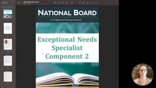 National Board Exceptional Needs Specialist Component 2 Study Guide