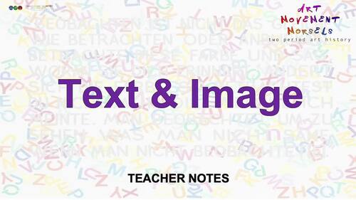 Art Movement Morsels - Text and Image by Thinking Like an Artist