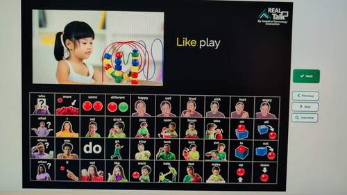 AAC Talking Core Board - LIKE videos (Boom Card) | TPT