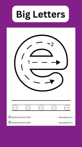 Big letters for Tracing and Multipurpose Use | Capital and Small Letters