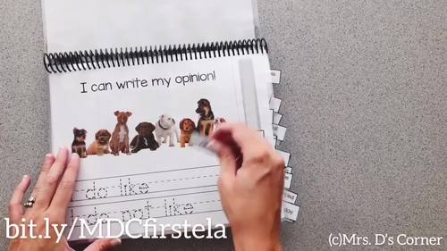 First Gr English Language Arts Adapted Work Binder® { Standards Aligned }