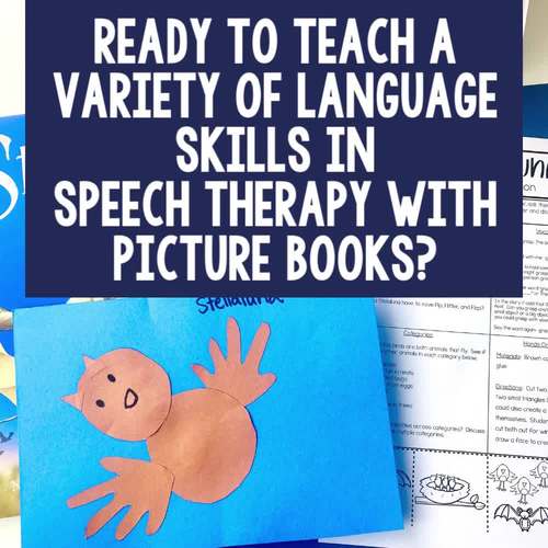 Picture Book Lesson Plans for Speech Therapy by Jenn Alcorn | TPT