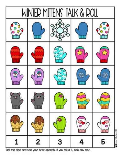 Warm Winter Games | Open Ended Speech Games | Speech Language Therapy ...