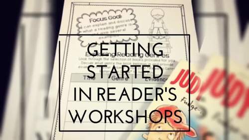 Launching Reader's Workshop Unit | Printable or Digital by The ...