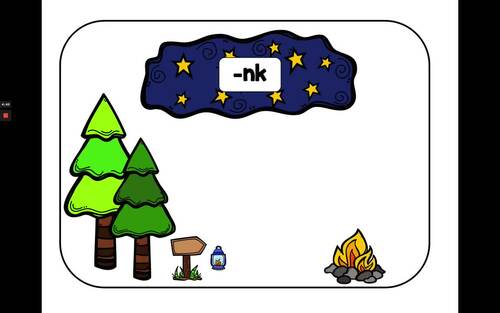 ng nk Endings Camping Worksheet and Sort by Courtney's Curriculum Creations