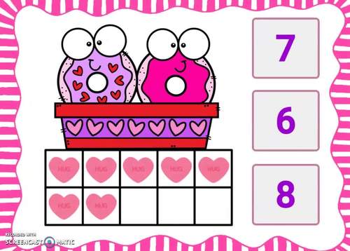 Ten Frame Counting Boom Cards™ Distance Learning Math by Creating 4 ESL