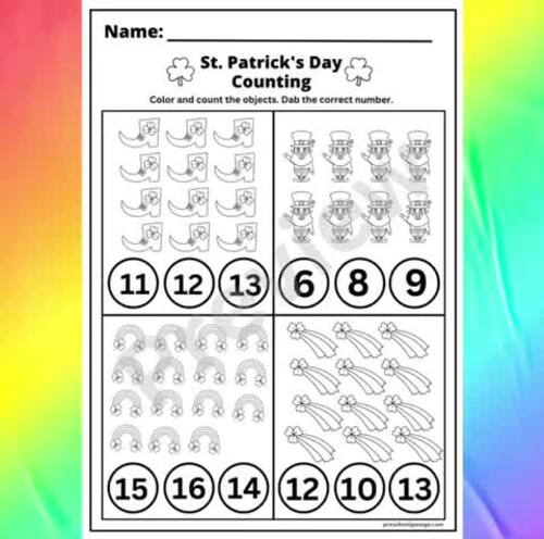 March Bundle by Preschool Garage | TPT