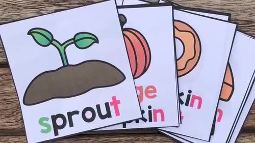 Pumpkins Literacy and Math Centers for Preschool, Kindergarten & Special Ed