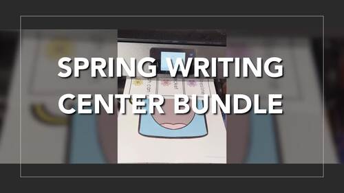 Spring Writing Activities Bundle For Independent Writing Stations