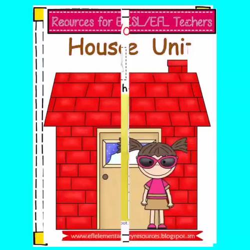 House Unit for Kindergarten EFL by HOLISTIC English Resources by ROSA ...