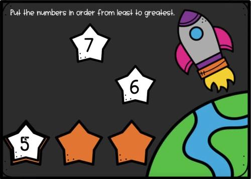 Ordering Numbers to 50 | Boom Cards™ | Distance Learning | TpT
