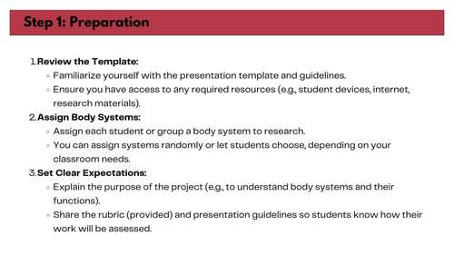 Human Body Systems Digital Presentation Project: Engaging Collaborative ...