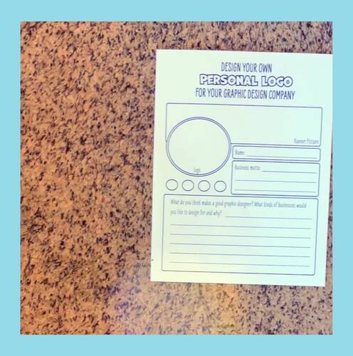 Be a Graphic Designer Printable Activity by Cozy Bugz | TPT