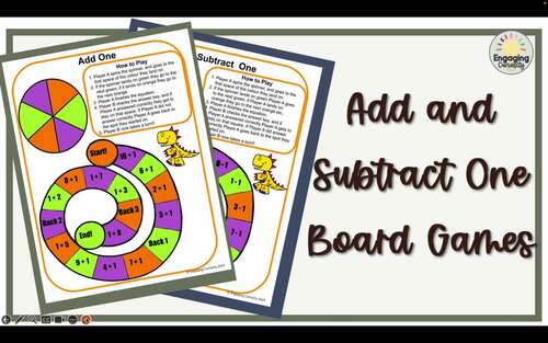 Adding and Subtracting One Board Game with Multiple Unknown Number ...