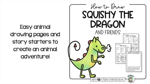 Animal Adventures: Easy Animal Drawing with Story Starters | TPT