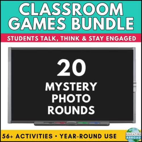 Classroom Games Bundle | Speaking & Thinking Activities | Morning ...