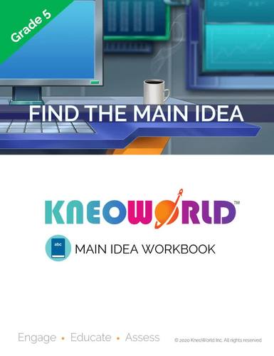 Main Idea Workbook | Grade 5 | Printable & Digital by KneoWorld | TPT